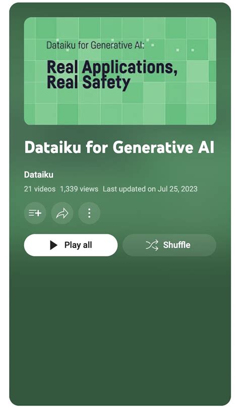 Generativeai Genai Llms Predictiveanalytics Datastrategy Dataiku