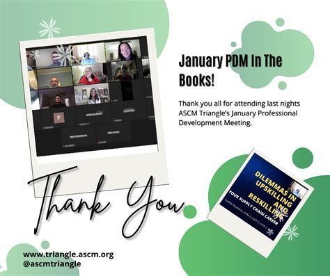 Ascm Triangle Chapter On Linkedin Ascmtriangle Thankyou Upskill Development