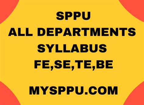 Sppu Syllabus 2019 Archives Jobs Internship Pyqs Syllabus