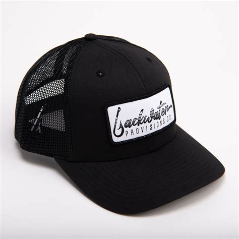 Original Blackout Logo Hat Backwater Provisions