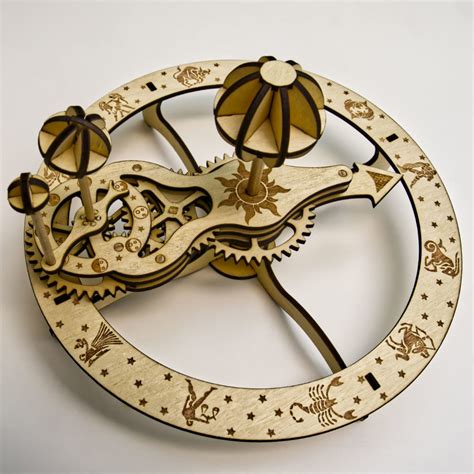 Orrery Laser Cut Wood Project Eleccelerator