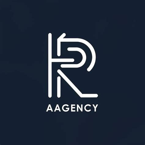 Logo Design For Kp Agency Modern Typography For Internet Industry Ai