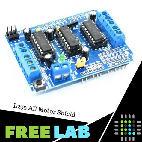 Jual Arduino Motor Stepper Servo Shield L293 Shopee Indonesia