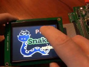 Stm F Discovery Dm Lcd Rt Lcd Touch Snake Game Electronics