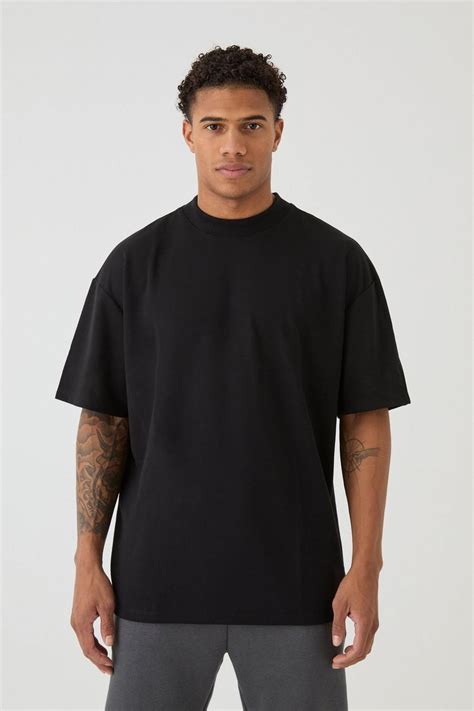 Oversized Premium Heavyweight T Shirt Boohoo Usa