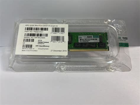 رم سرور Hpe 32gb Dual Ddr4 2933 سرور خط سبز