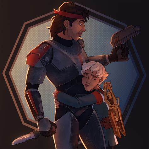 Bad Batch Fanart Omega S Showing Hunter Her In 2021 S