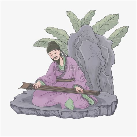 国学唐代诗人王维素材图片免费下载 千库网