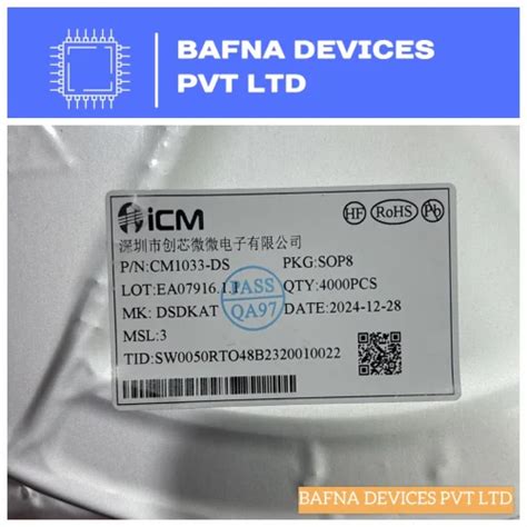 Cm1033 Ds Sop 8 Battery Management Ics 8 Pin At ₹ 450piece In Mumbai