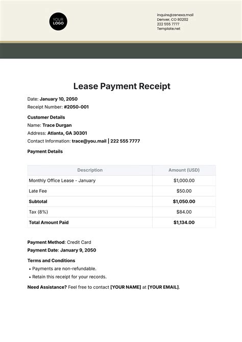 Free Refund Receipt Template To Edit Online