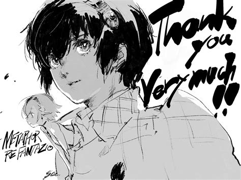 Protagonist And Gallica Metaphor Refantazio Drawn By Soejima