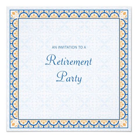 Retirement Invitation Border Templates Police Retirement Invitation