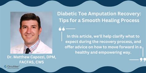 Diabetic Toe Amputation Recovery Tips For A Smooth Healing Process