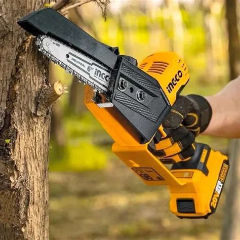 Promo Cordless Mini Chainsaw 6 Brushless Ingco Cgsli2068 Mesin Gergaji