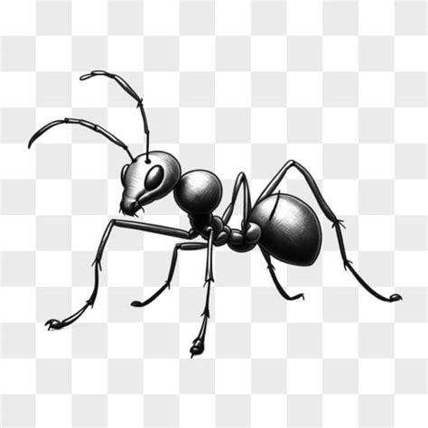 Download Gestileerde Illustratie Van Een Mier Schetsen Online Op