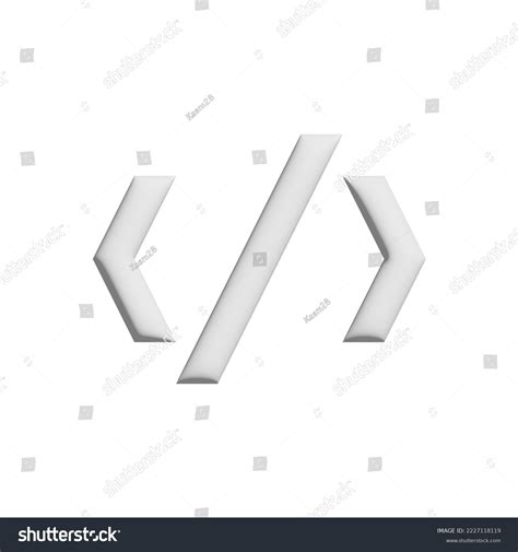 Diseño De Codeicon 3d Para La Ilustración De Stock 2227118119