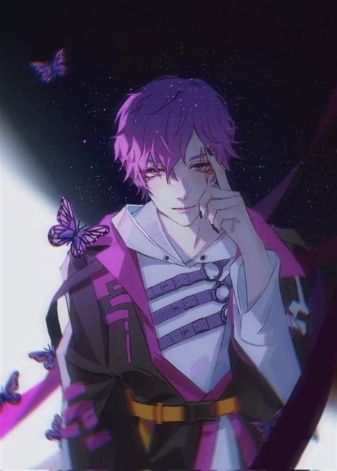 Uki Violeta Noctyx Purple Goth Wallpaper Backgrounds Anime