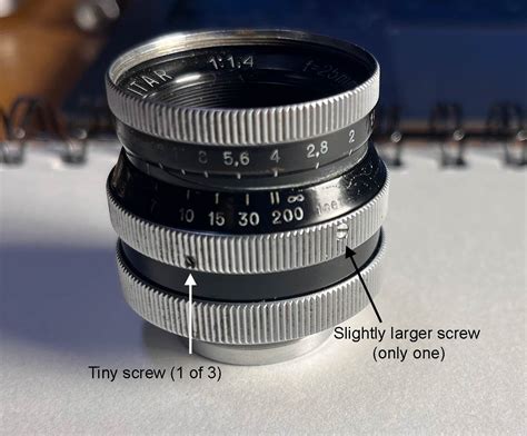 Bolex Lens Focusing Problem With Eye Level Focus Non Reflex Bolex