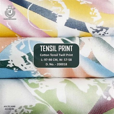 Tensil Print Cotton Tencil Twill Print 58 Inches At Rs 101meter In New Delhi