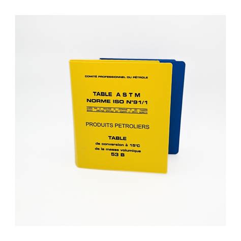 Table Astm 54b ComplÈte Ou Extrait Table Astm Complete