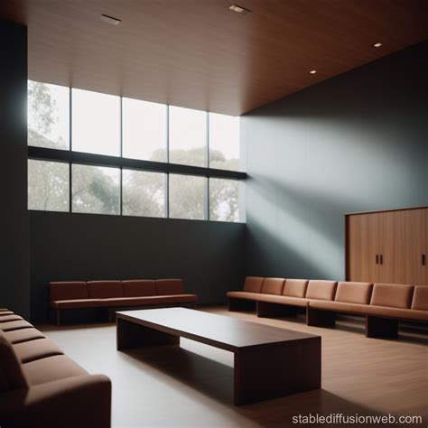 Rectangular University Residence With Roof Sports Court Stable