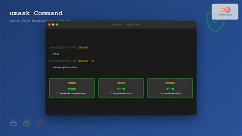 Umask Command Linux Set Default File Permissions With Examples Codelucky