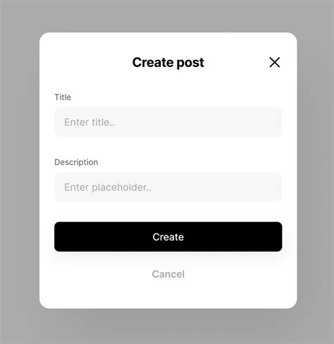 Feat General Purpose Modal Component With An Overlay · Issue 137