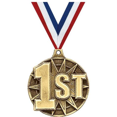 1st Place Medals 2 Gold Diecast 1st Place Medal Award 20 Pack