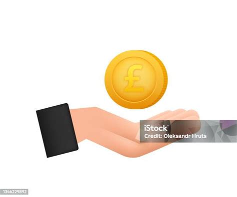 컨셉 디자인용 리라 코인이 있는 골드 핸드3d 아이콘 간단한 벡터 금융 아이콘 집합입니다 비즈니스 개념 동전에 대한 스톡 벡터