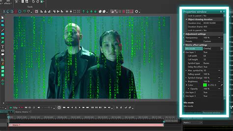 How To Add Iconic Matrix Falling Code Effect To Video