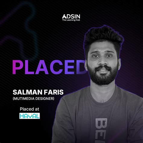 Adsin Introducing Salman Faris The Shining Star Who Landed A