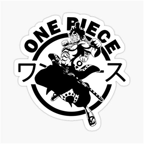 One Piece Luffy Wano Country Sticker By Minteyworks Redbubble