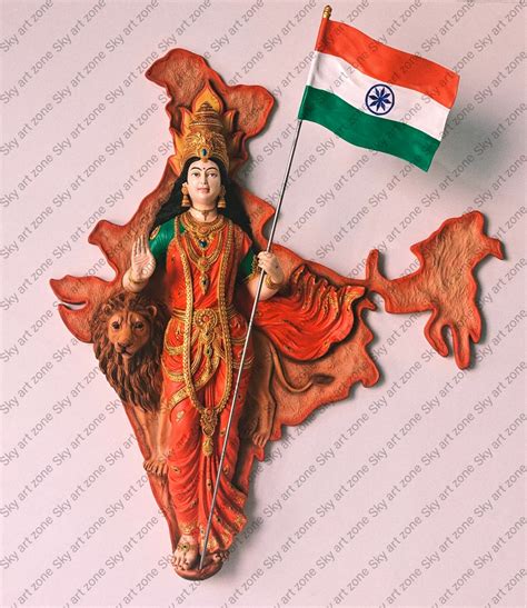 Fiberglass Bharat Mata Statue 5 6 Ft At ₹ 95000 Piece In Rajkot Id