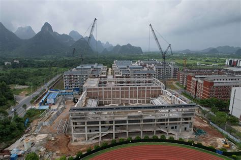 新校区体育馆工程2023年7月建设进度简报 桂林航天工业学院基建处