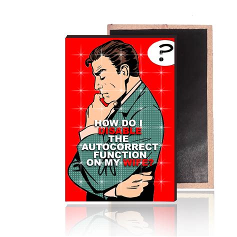Disable Autocorrect Option Fridge Magnet Aswholeideas Com