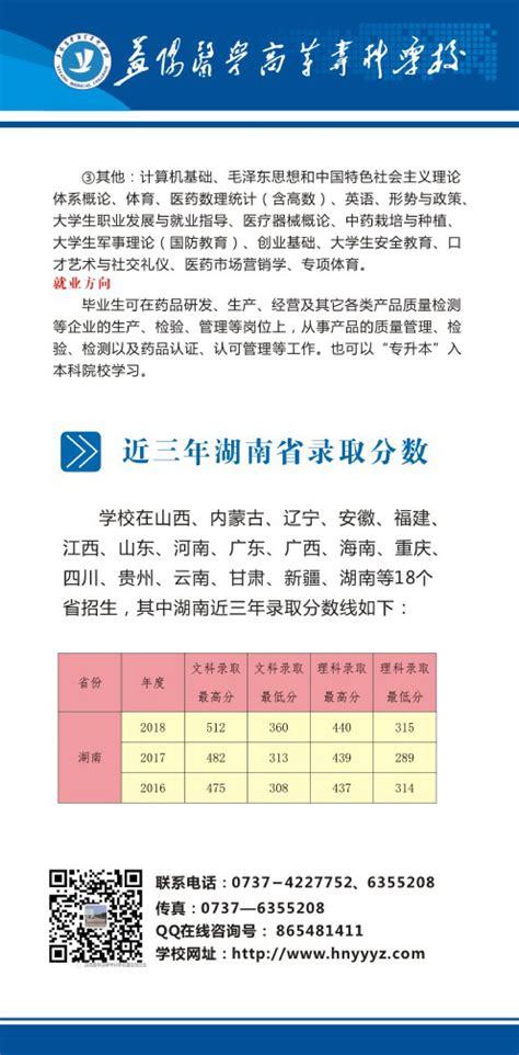 益阳医学高等专科学校2019年招生简章公示公告益阳站红网