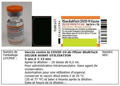 COMIRNATY vaccin contre la COVID ARNm aussi appelé Vaccin contre la COVID de Pfizer