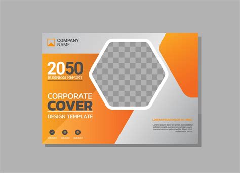 Corporate Book Cover Horizontal Design 13545427 Vector Art At Vecteezy