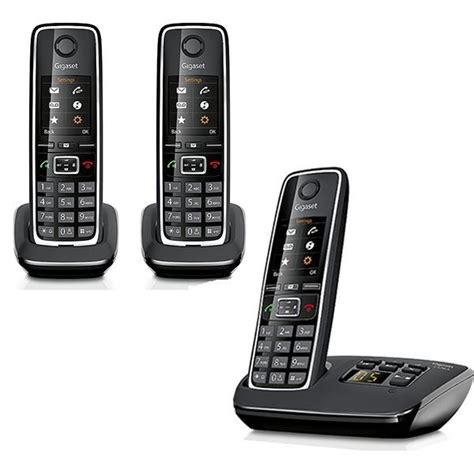 Gigaset C530A TRIO Téléphone répondeur sans fil Achat téléphone fixe