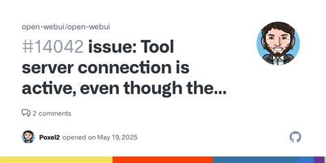Issue Tool Server Connection Is Active Even Though The Option Is Disabled Since 0610