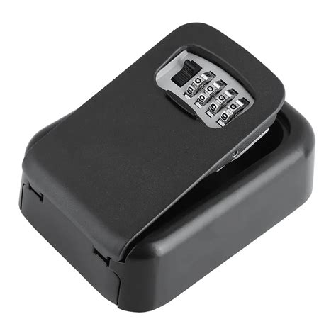 Storage Lock Box Key Box Metal 4 Password Resettable Code Password Box