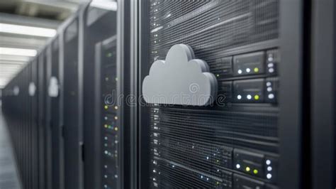 Cloud Computing Server Room Data Center Infrastructure Stock Illustration Illustration Of