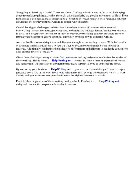 Thesis Exercises Writing Pdf Essays Thesis