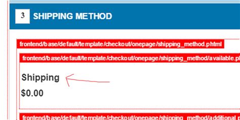 Ce How To Change Header In Shipping Method Of Onepage