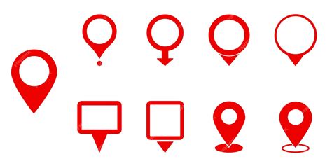 Premium Vector Location Pin Collection Pin Vector Icons Map Pointer Gps Location Eps 10