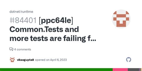 Ppc64le Commontests And More Tests Are Failing For Missing Opcode