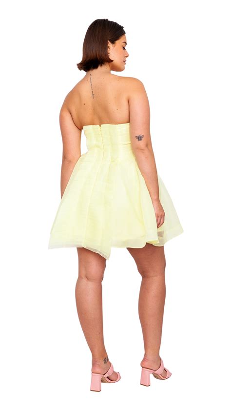 Astrid Strapless Mini Dress The Dress Room
