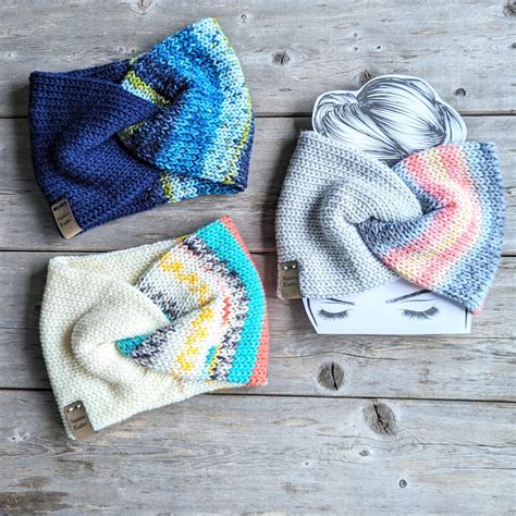 Knitted Twist Headband Pattern Naptime Knitter Design