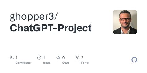 Github Ghopper3chatgpt Project