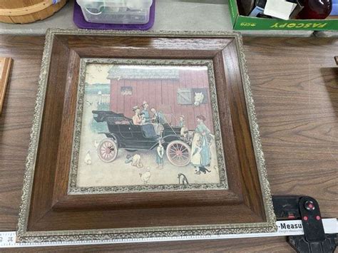 Norman Rockwell Picture In Ornate Frame Legacy Auction Company